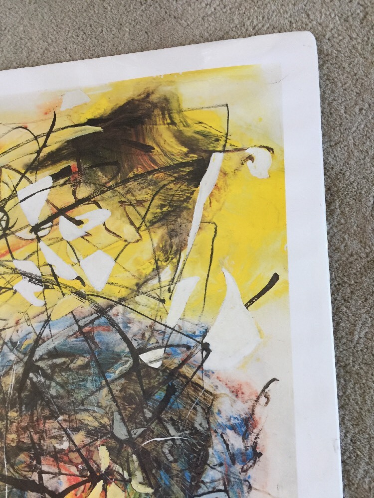 Kenneth Callahan Rare Signed poster 92/100 PONCHO Auction 1982 | eBay