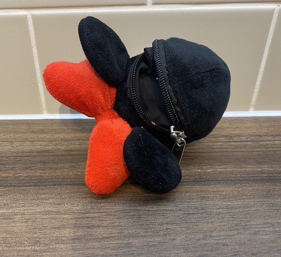 Disney Minnie Mouse Head Plush Zip Pocket Purse | eBay