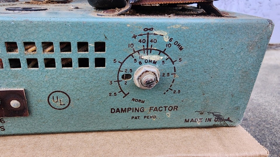 David Bogen DB20 Tube Amplifier For Parts Only | eBay