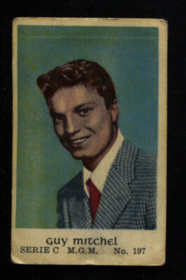 Guy Mitchel Vintage Dutch Movie Film Star Trading Card C197 | eBay