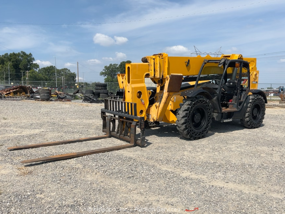 2018 JCB 510-56 56' 10,000 lbs Telescopic Reach Forklift Telehandler ...