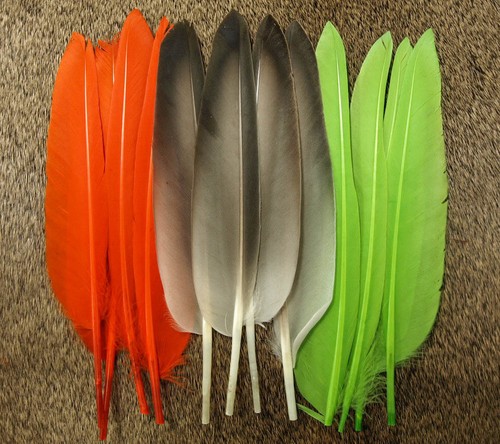 2 PAIR of DUCK QUILLS FEATHERS Nature's Spirit Fly Tying | eBay
