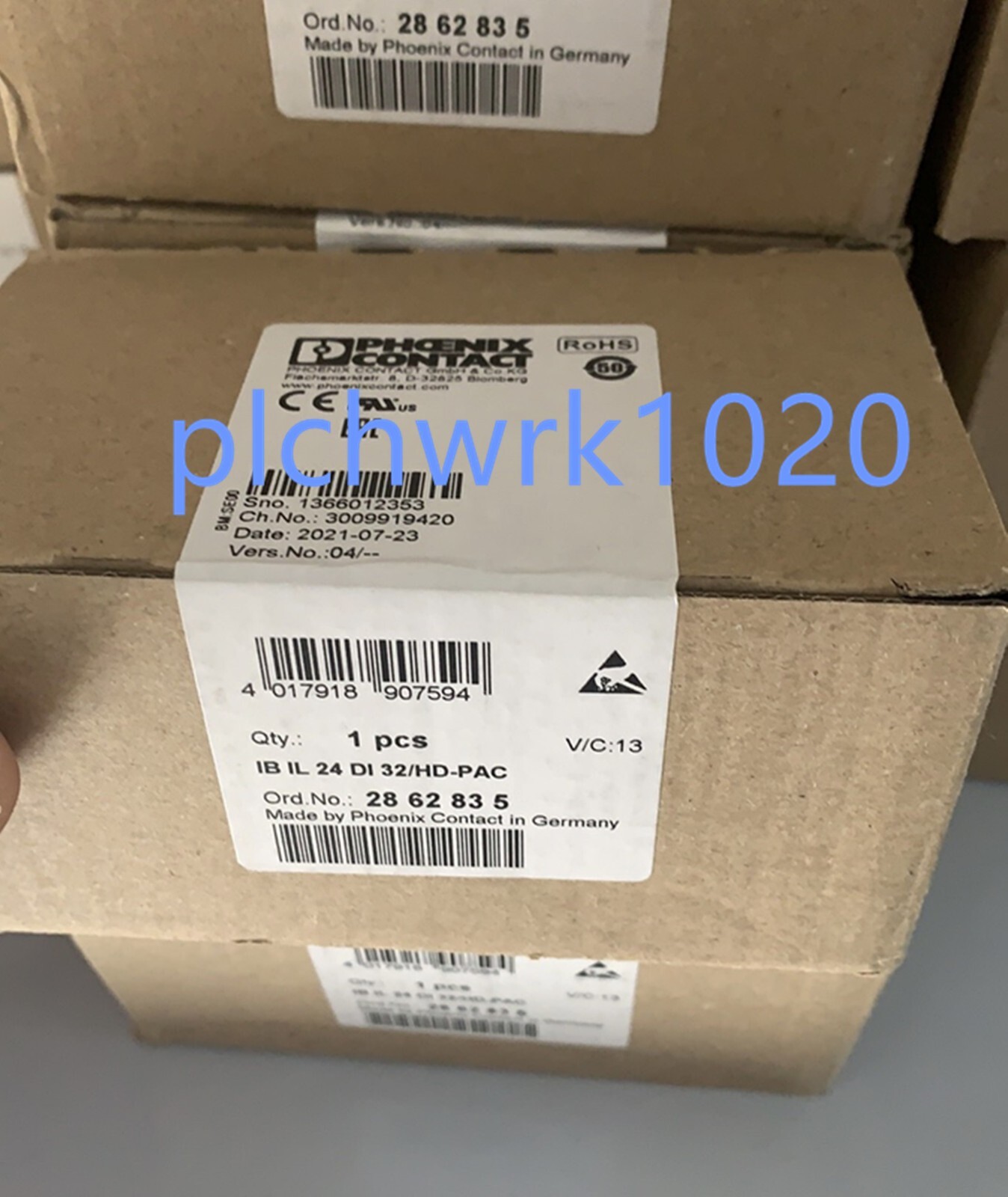 1 PCS NEW IN BOX Phoenix 32-channel module 2862835 IB IL 24 DI 32/HD ...