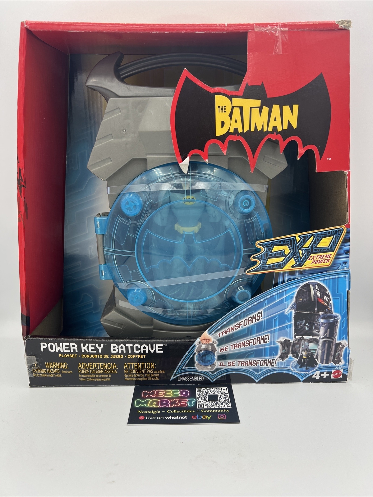 The Batman EXP Extreme Power POWER KEY BATCAVE Playset New 2006 DC | eBay