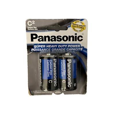 Panasonic C Batteries Super Heavy Duty Power Carbon Zinc Battery 6 Pks ...