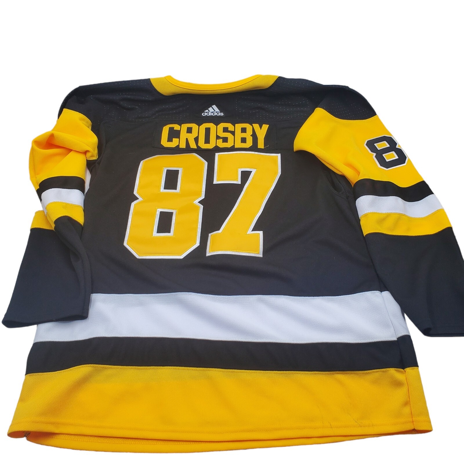 Adidas Sidney Crosby Pittsburgh Penguins Hockey Jersey Size 54 sequin ...