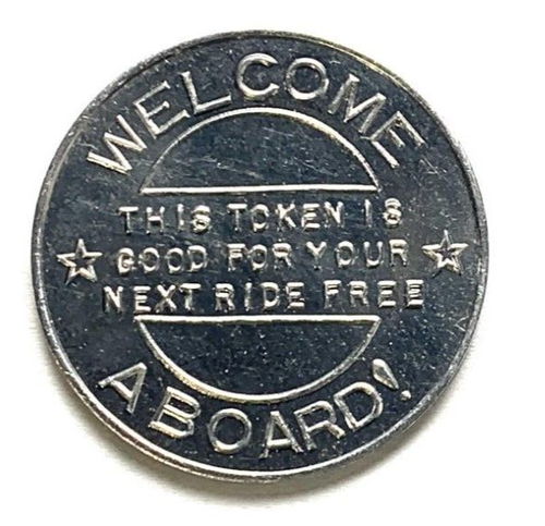 Chicago Yellow Cab Free Ride Token Coin Driver Marx A. Flournoy ...