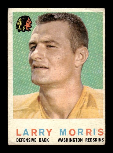 1959 Topps Football #141 Larry Morris Very Good Washington Redskins | eBay