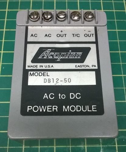 Acopian AC to DC Power Module Model DB12-50 | eBay