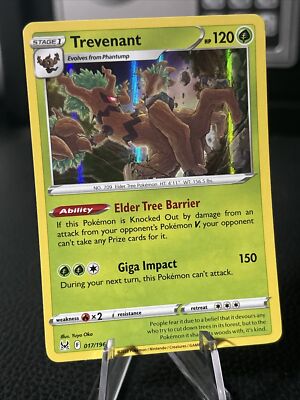 Trevenant - 017/196 - Holo Rare - Pokemon - Lost Origin - NM/M - New | eBay