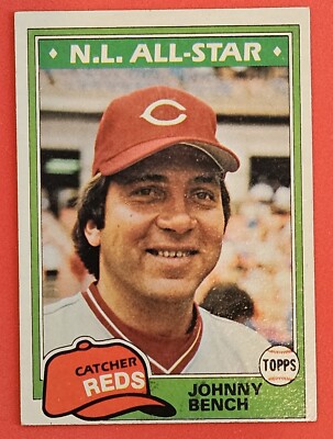 1981 Topps Johnny Bench #600 | eBay