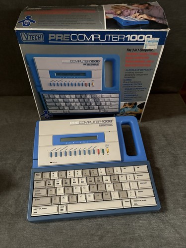 VTech PreComputer 1000 Video Technology Educational Electronics Tested ...