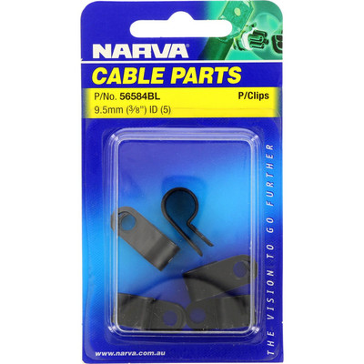 Narva Cable Clamp P-Clips 9.5mm 56584BL | eBay
