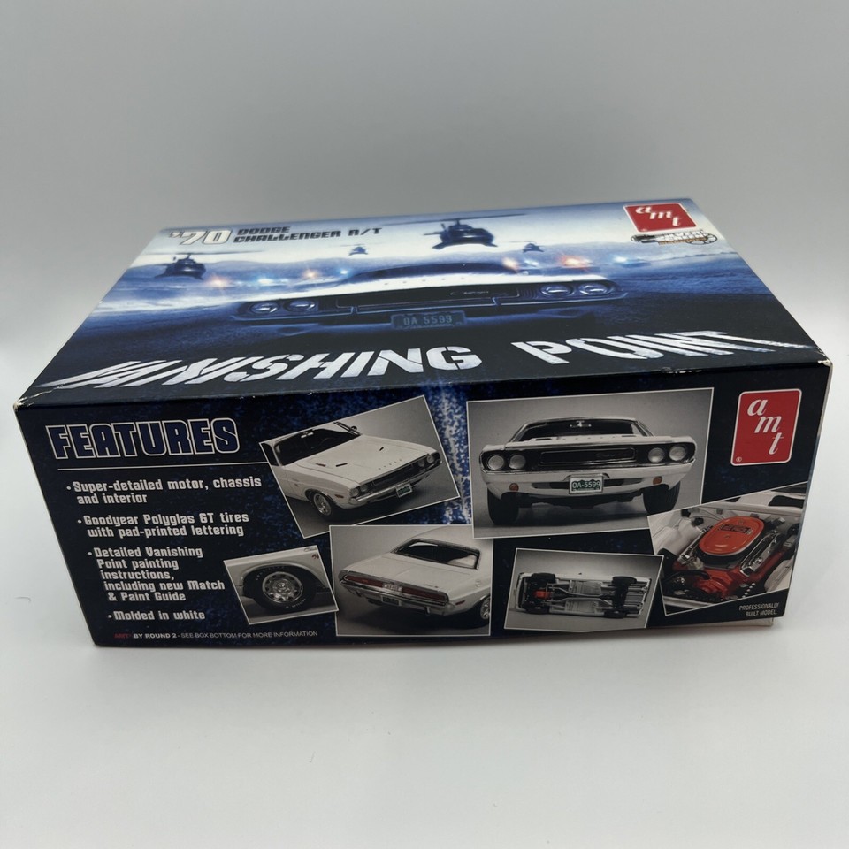AMT ‘70 Dodge Challenger R/T Vanishing Point 1/25 Model Kit Open Box | eBay
