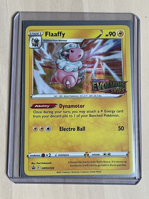 Pokémon TCG Flaaffy Evolving Skies SWSH122 Holo Promo for sale online ...