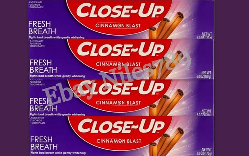 4 Close-Up Cinnamon Blast Toothpaste 6oz Fresh Breath | eBay