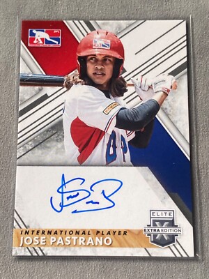 2019 Elite Extra Edition International Autographs Jose Pastrano Auto | eBay
