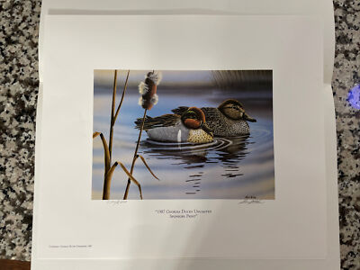 Ducks Unlimited Steven Hein print numbered signed 2 prints wildlife ...