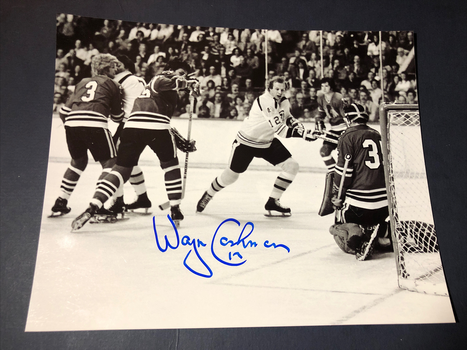 WAYNE CASHMAN Boston Bruins Autographed Signed Auto 8x10 Photo | eBay