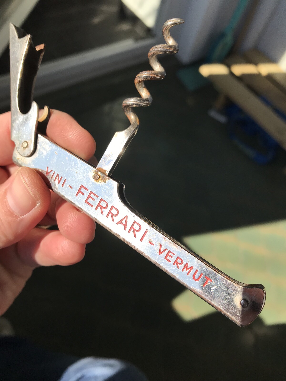 Ferrari Bottle Opener Wine Vini Vermut Bar Restaurant Oldtimer Cars ...