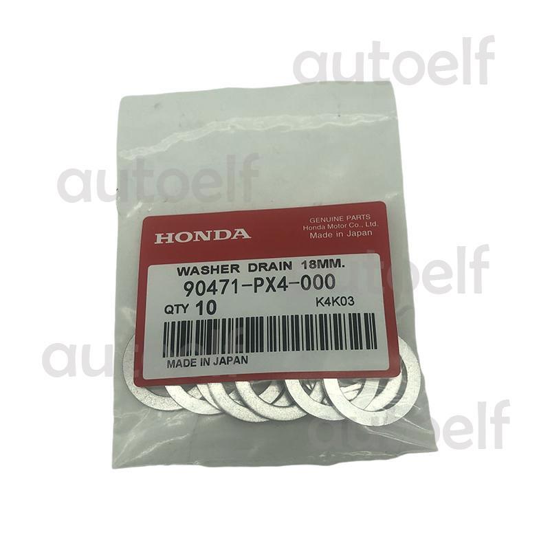 10PC 18MM TRANS DRAIN PLUG CRUSH WASHER GASKETS (90471-PX4-000)FOR ...