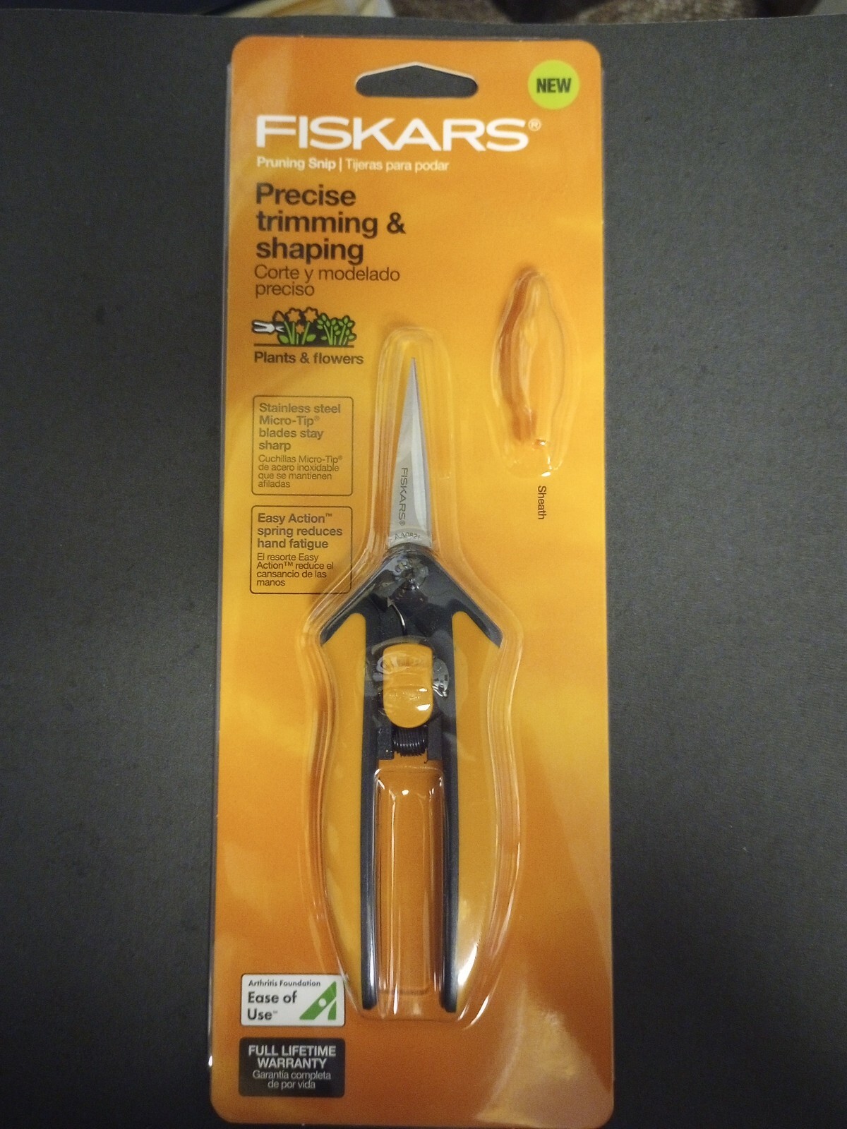 Fiskars 399240-1003 Straight Cut Snip Scissors - Orange & Black for ...
