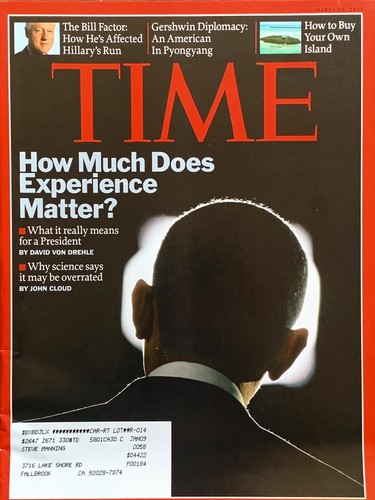 TIME MAGAZINE MARCH 10 2008 | eBay