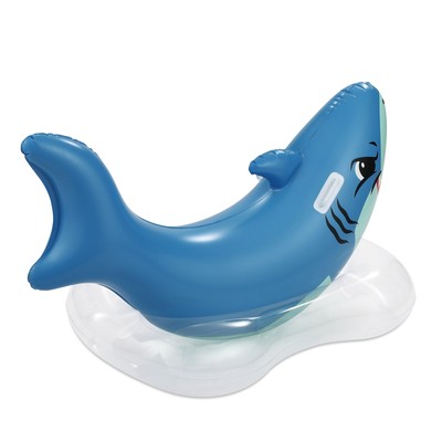 Play Day K51250000 Inflatable Shark Ride-on Pool Float Blue | eBay