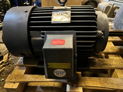 👀 NEW MARATHON 15 HP ELECTRIC AC MOTOR 1745 RPM 3Ø 460V 256T FR ...