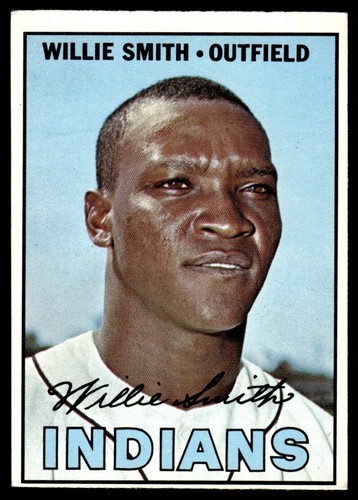 1967 Topps Willie Smith Cleveland Indians #397 Y | eBay