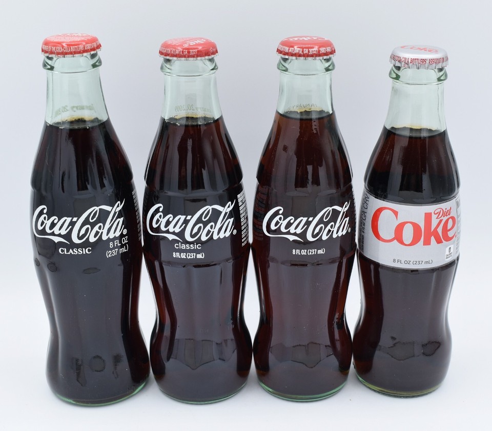 *4 Presidential Inauguration Coca Cola Bottles Bush /Barack Obama ...