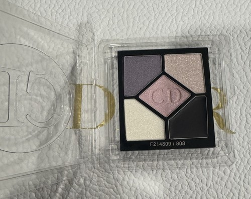 Dior 5 Color Eye Shadow Palette New With Hard Case Cover # 808 purple ...