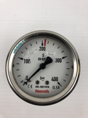 Rexroth R901110158 Pressure Indicator Gauge 0-400 bar | eBay