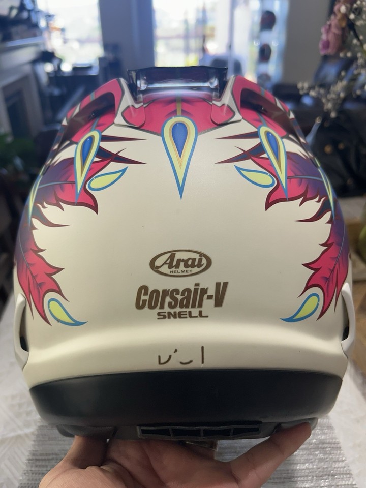 Arai Corsair-V Scott Russell Frost “Screaming Chief” Motorcycle Helmet ...