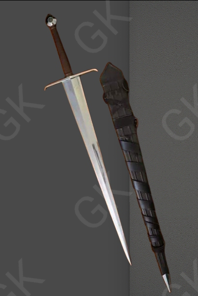 40" Long sword Alexandria Hand forged High carbon steel Viking Medieval ...