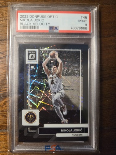 2022-23 Panini Donruss Optic - Nikola Jokić #48 Black Velocity Prizm ...