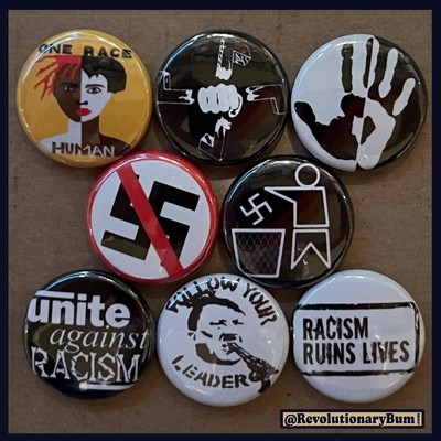 Anti Racist -1” Buttons- 8 Pack | eBay