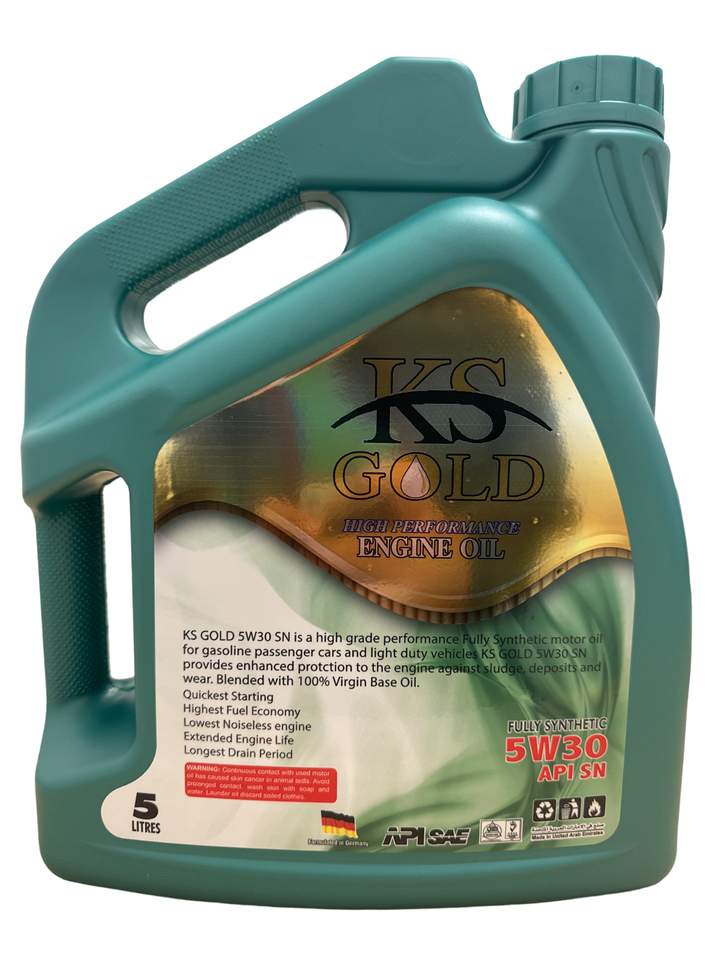 KS Gold 5w30 Fully Synthetic 5L Long Life Engine Oil Low Saps C3 dexos2 ...