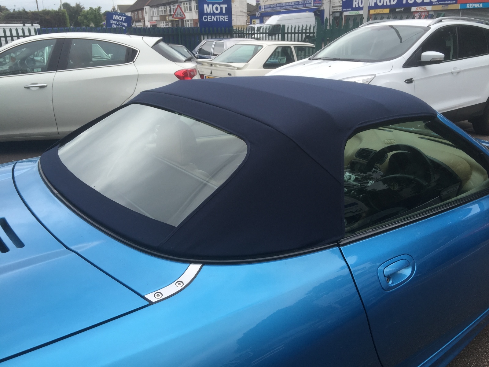 MGF & MGTF Mk 1/2 Black Mohair Hood with Plastic Window Section | eBay