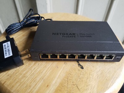 Netgear GS108Ev3 ProSafe 8-Port Gigabit Smart Managed Switch | eBay