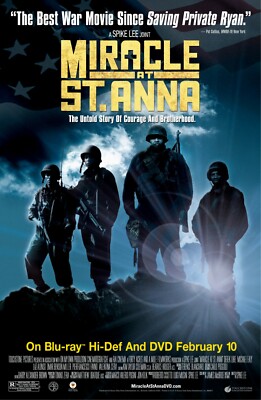 Miracle At St. Anna movie poster - 11" x 17" - Spike Lee | eBay