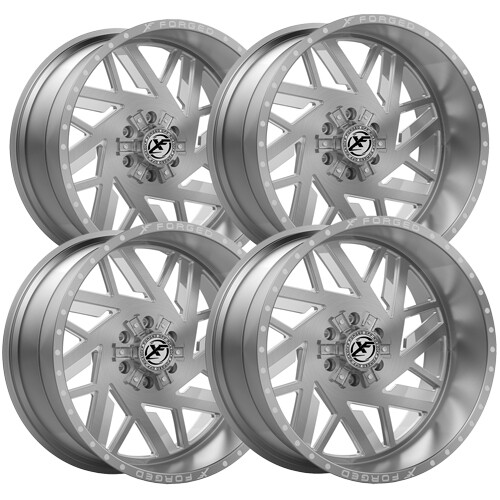 (Set of 4) XF Flow XFX-306 26x14 5x5"/5x5.5" -76mm Brushed Wheels Rims ...