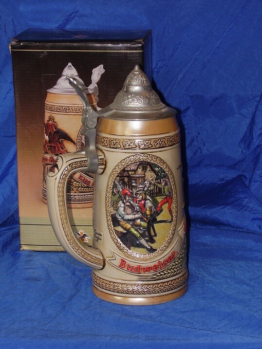 Budweiser Anheuser-Busch Tomorrow's Treasures German Style Beer Stein ...