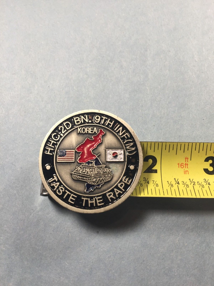 US Army Challenge Coin - HHC,2D BN. 9th INF (M) | eBay