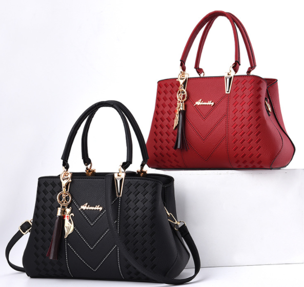 Womens Leather Handbag Set Shoulder Bag Crossbody Satchel Messenger ...