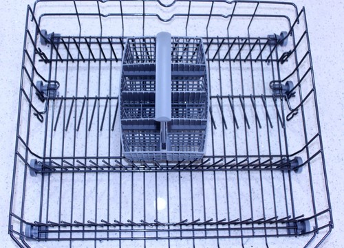 ASKO DISHWASHER BOTTOM RACK COMPLETE WITH CUTLERY BASKET, 8 WHEELS ...