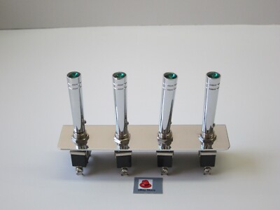 Lowrider hydraulics or Air 3 prongs switch & 4-hole panel & Emerald ...