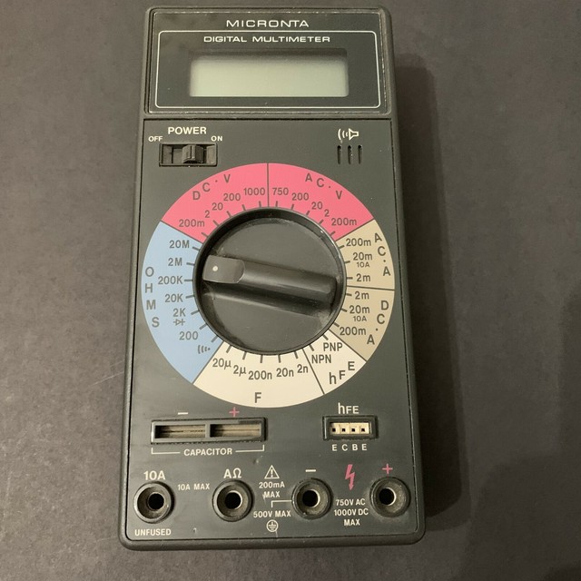 Micronta LCD Multimeter Model 22-194 Transistor HFE Free Shipping | eBay