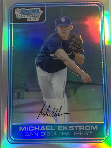 2006 Bowman Chrome Prospects Refractors #BC42 Michael Ekstrom Padres ...