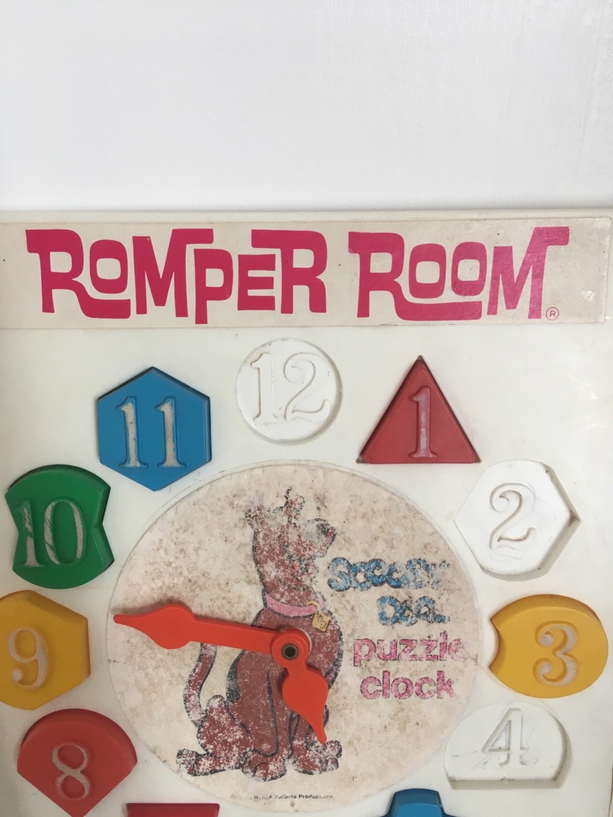 Vintage Scooby Doo Children’s Puzzle Clock Romper Room 1970s Flaws ...